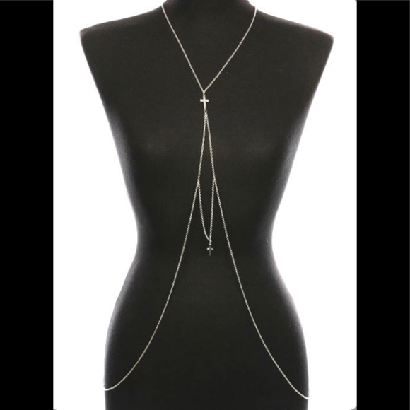 Jewelry | Double Cross Body Chain | Poshmark